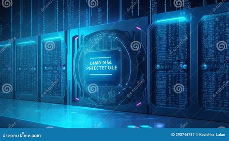 Achtergrondbescherming Van Ai Algoritmes Stock Illustratie Illustration Of Bescherming