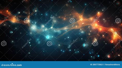 Abstract Neural Background Ai Generated Stock Image Image Of Machine Visualization