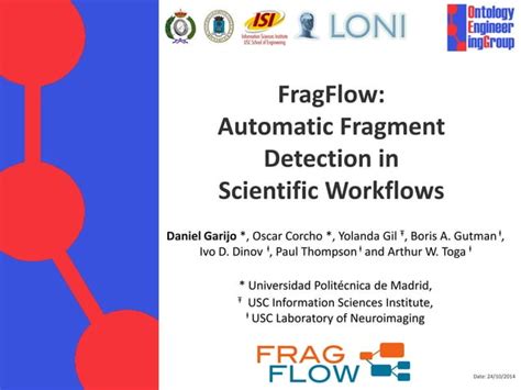 frag flow automated fragment detection in scientific workflows ppt