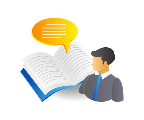 Premium Vector Flat Isometric 3d Illustration Book Reading Concept