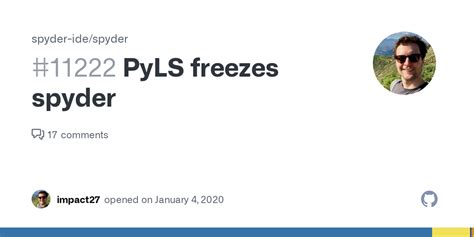 pyls freezes spyder · issue 11222 · spyder ide spyder · github
