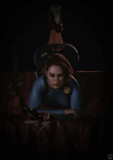 Jill Valentine 3d Render Digital Art By Aelf3d