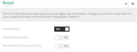 Enable The Boost Integration Spacio
