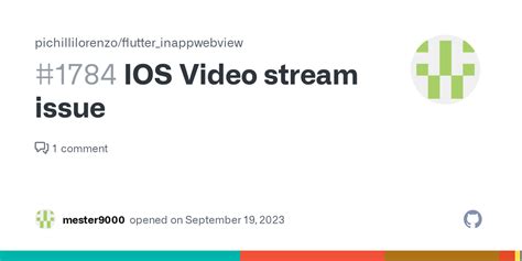 ios video stream issue · issue 1784 · pichillilorenzo flutter inappwebview · github