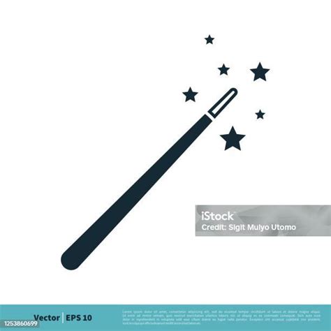 매직 지팡이 마술사 스틱 마법사 아이콘 벡터 로고 템플릿 일러스트 디자인 벡터 Eps 10 고전 양식에 대한 스톡 벡터 아트 및 기타 이미지 Istock