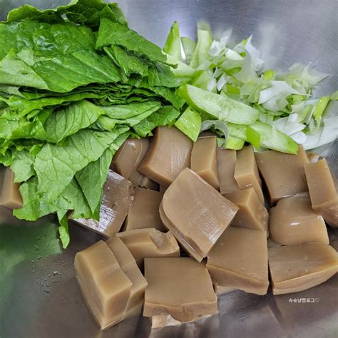 도토리묵 양념 레시피 도토리묵 무침 양념장