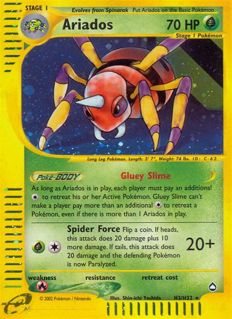 Ariados Aquapolis Pokémon Cardtrader
