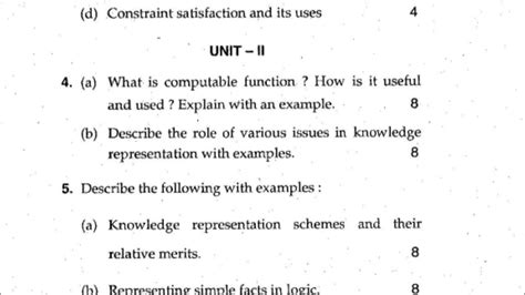 Mdu Bca 6th Sem Artificial Intelligence Question Paper 2021 Youtube