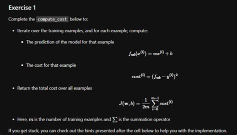 C1 W2 Linear Regression Exercise 1 Supervised Ml Regression And Classification Deeplearning Ai