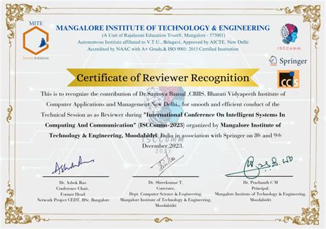 Dr Saumya Bansal On Linkedin Certificate Of Recognition