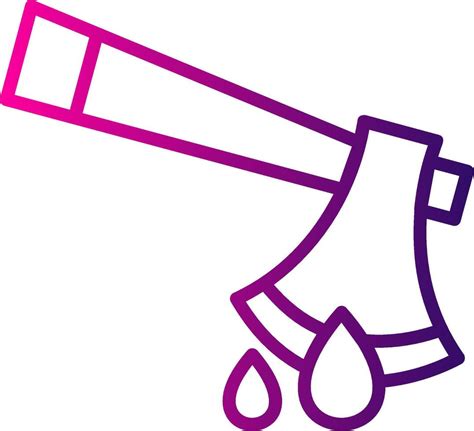 Axe Blood Line Gradient Icon 52551748 Vector Art At Vecteezy