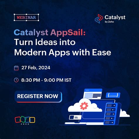 catalyst by zoho on linkedin webinar apps applications paas simplestdevplatform