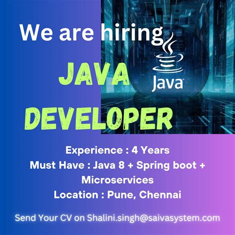 Mnc Experience Location Pune Chennai Working Hybrid Java