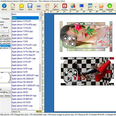 Daqin Cellphone Stickers Cutting Plotter Software Free Templates