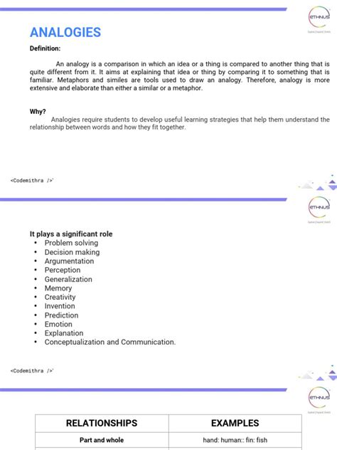 Analogy Pdf Analogy Metaphor