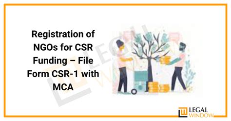 Registration Of Ngos For Csr Funding File Form Csr 1 With Mca