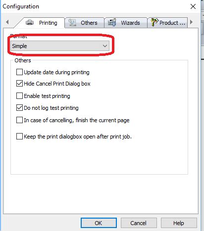 Print Dialog Box Does Not Appear When Printing LABELVIEW Problem