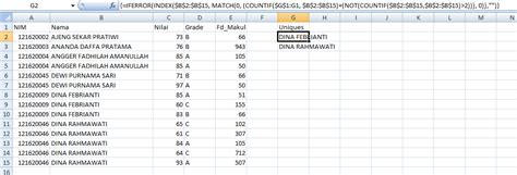 Excel Formula Of Extract Unique Items From List With Condition Stack