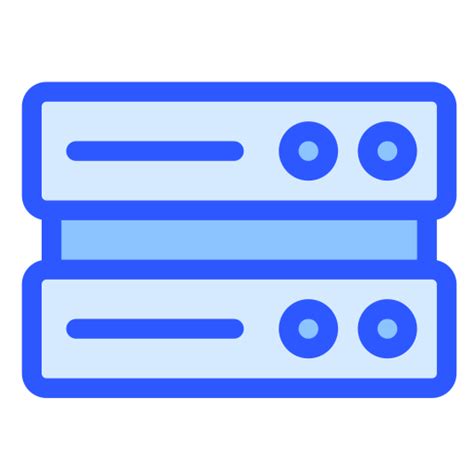 Server Generic Blue Icon