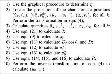 Step By Step Recipe Of The Proposed Geometric Calibration Method Download Scientific Diagram