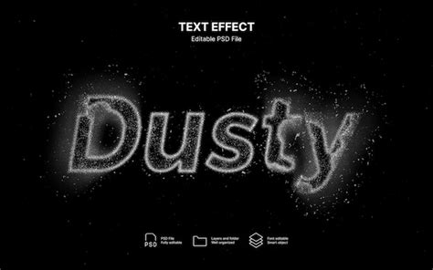 Premium Psd Particle Text Effect