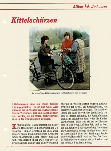 KittelschÜrzen In Der Ddr Ddr Infokarte Eur 1 00 Picclick De