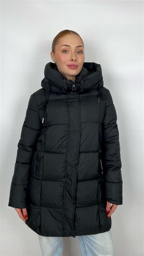 ᐉ Куртка женская зимняя р 42 Черный 9042 10 • Купить в Киеве Украине • Лучшая цена в Эпицентр