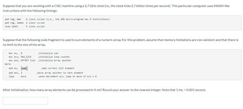 Suppose You Have A Risc Machine With A 16 Ghz Clock