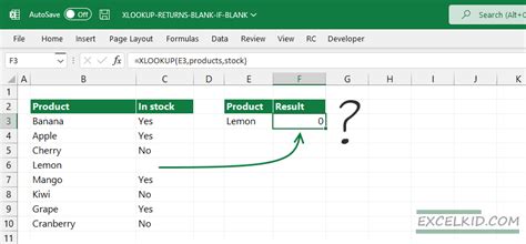 Xlookup Return Blank If Blank Excel Bootcamp