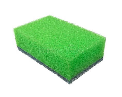 Blauwe Spons Op Wit Stock Foto Image Of Hygiënisch Geïsoleerd 31823950