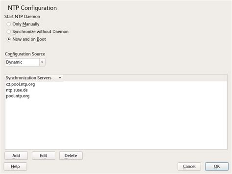 Time Synchronization With Ntp Administration Guide Sles 15 Sp3