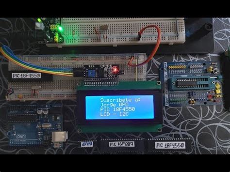 PIC18F4550 Módulo LCD I2C LCD 20X4 Comunicación I2C PCF8574 CCS PIC C COMPILER Jorge