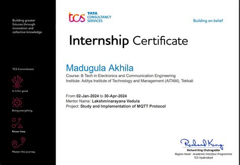 Akhila Madugula On Linkedin Hello Connections I Am Proud To Have Wrapped Up My Internship