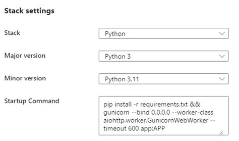 Azure Chatbot Running With Python On An Azure Webapp Not Working Stack Overflow