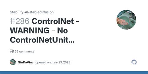 controlnet warning no controlnetunit detected in args it is very