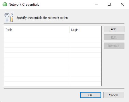 How To Setup Custom Credentials For Network Locations