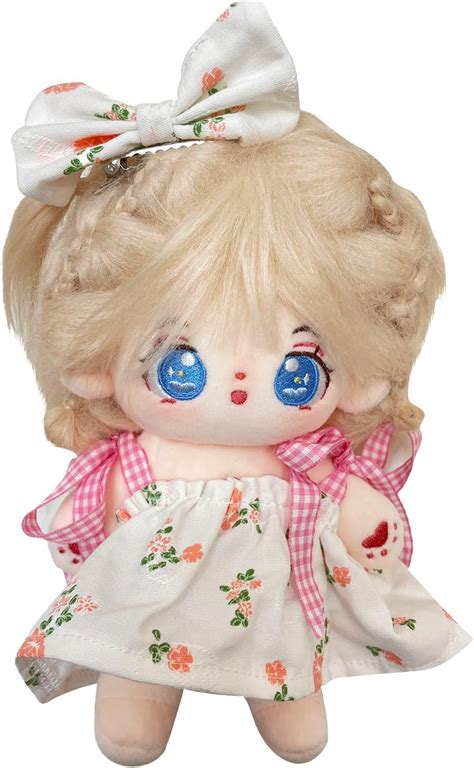 S Oujcen 20cm Poseable Plush Doll Cute Cotton Stuffed Toy With Jointed Skeleton