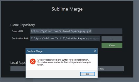 Cloning Repository Fails With Syntax Error · Issue 286 · Sublimehq
