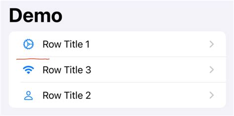 How To Adjust Swiftui List Row Separator Inset With A Label Like