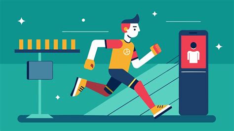 Premium Vector A Sporting Event Using Gait Recognition To Detect And