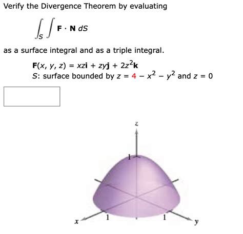 solved verify the divergence theorem by evaluating f nds