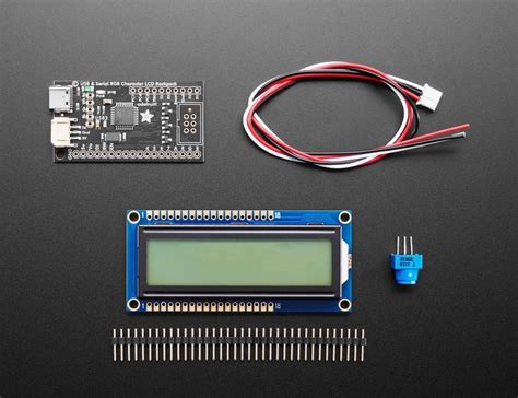 Updated Products Adafruit Usb Serial Lcd Backpack And Kit With 16×2 Rgb Backlight Positive