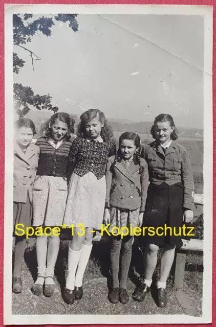 Foto Junge Bdm M Dchen Portrait Kletterweste Uniform Deutsche Jugend M Del Girls Eur
