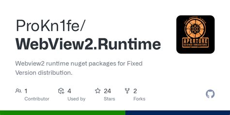 Github Prokn Fe Webview Runtime Webview Runtime Nuget Packages For
