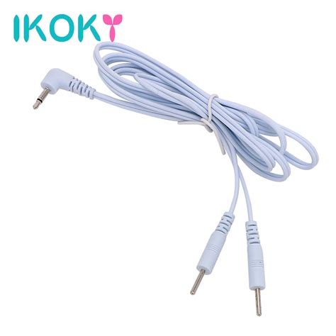 Ikoky Electro Stimulation Electric Shock Wire Sex Toys 24 Pin Cable
