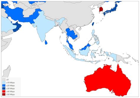 LTE Coverage By Country Mappr