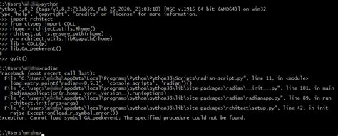 Radian Windows Shared Libraries · Issue 105 · Randy3kradian · Github