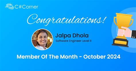 C Corner On Linkedin Memberofthemonth Csharpcorner Community