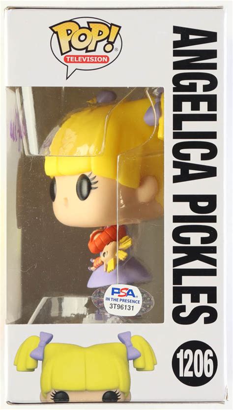Cheryl Chase Signed Rugrats Angelica Pickles Funko Pop Vinyl Figure Psa Pristine