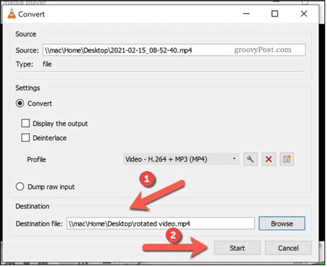 آموزش قدم به قدم چرخش فیلم در Vlc انزل وب